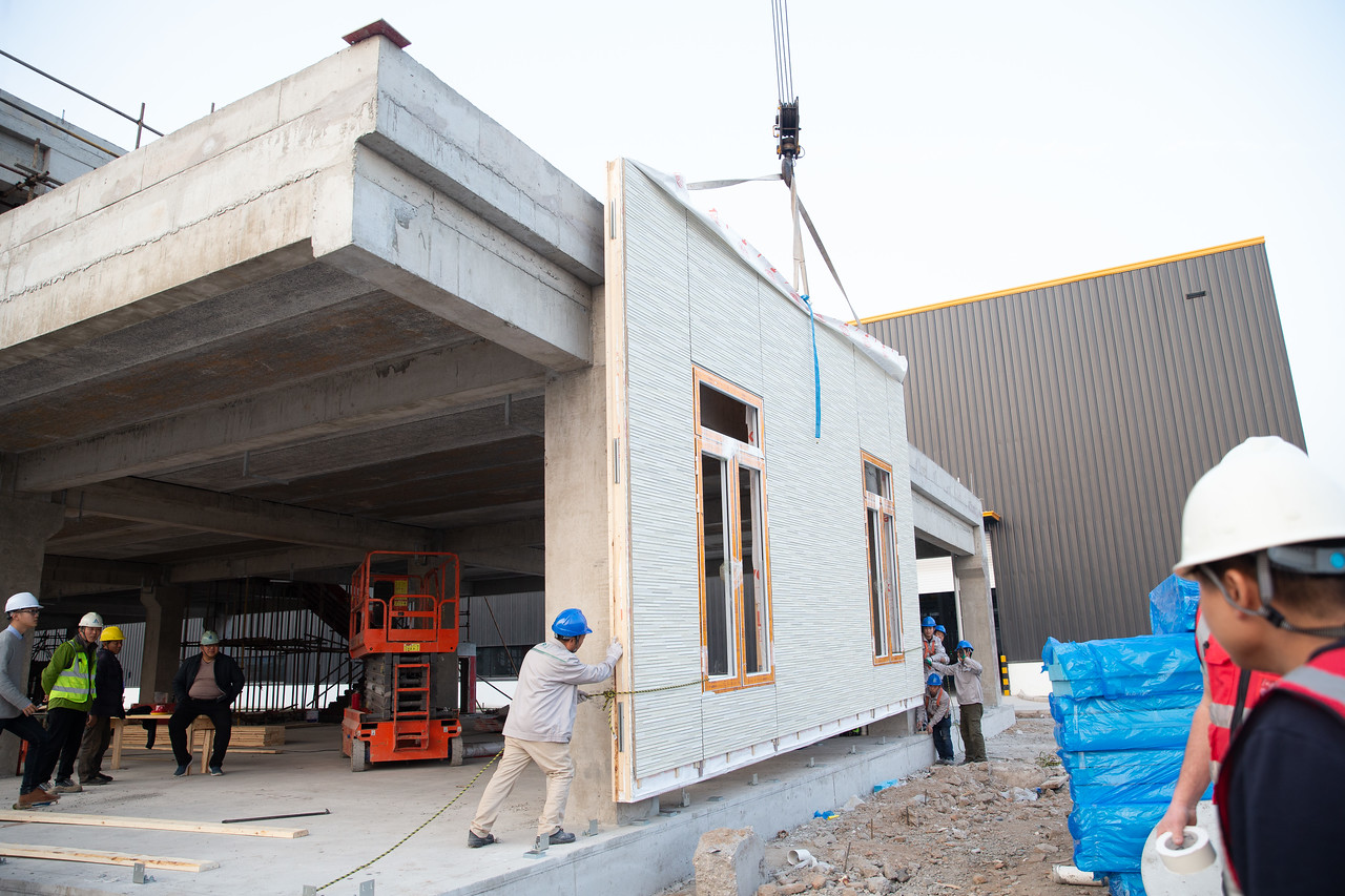 Matechstone Rugao Infill Wall Project - Canada Wood Group