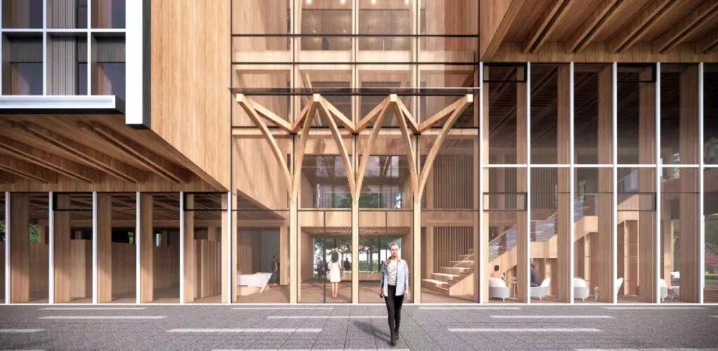 Elevating Innovation: The Trailblazing 4-Story Mass Timber Office ...